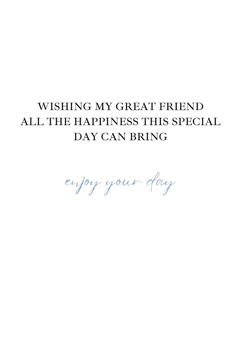 NEW Friend Birthday Card Eleanor Greetings NEW Friend Birthday Card Eleanor Greetings